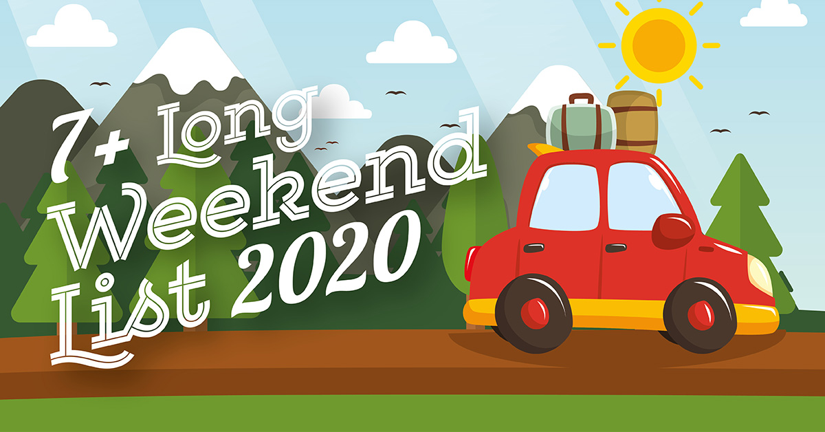 Long Weekends in 2020: The Ultimate Holiday Infographic List